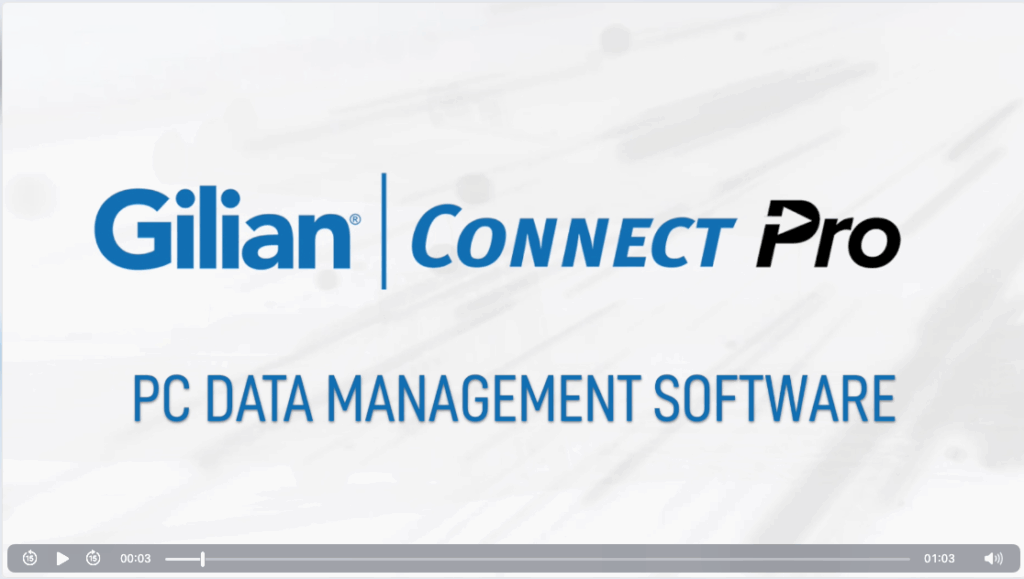 Gilian CONNECT Pro PC Software - Sensidyne
